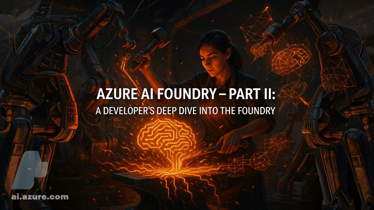 Azure AI Foundry – Part II: A Developer’s Deep Dive into the Foundry